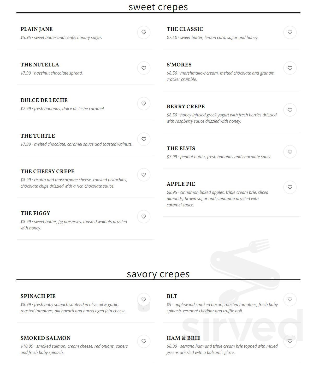 NV Bakery & Market menu in Waterford, Connecticut, USA