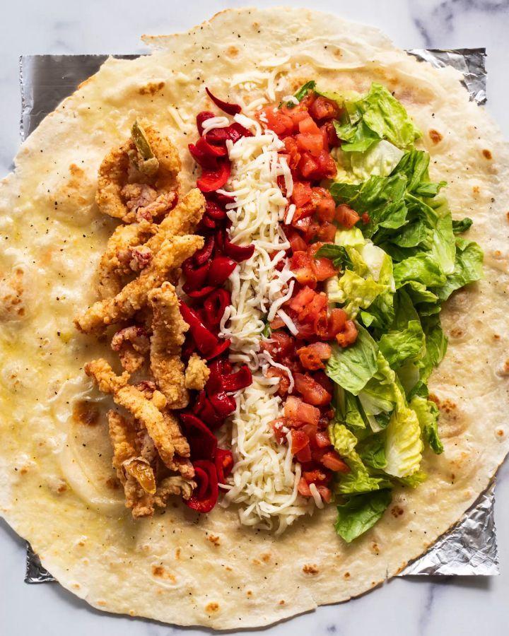 Piada Italian Street Food menu in Cincinnati, Ohio, USA