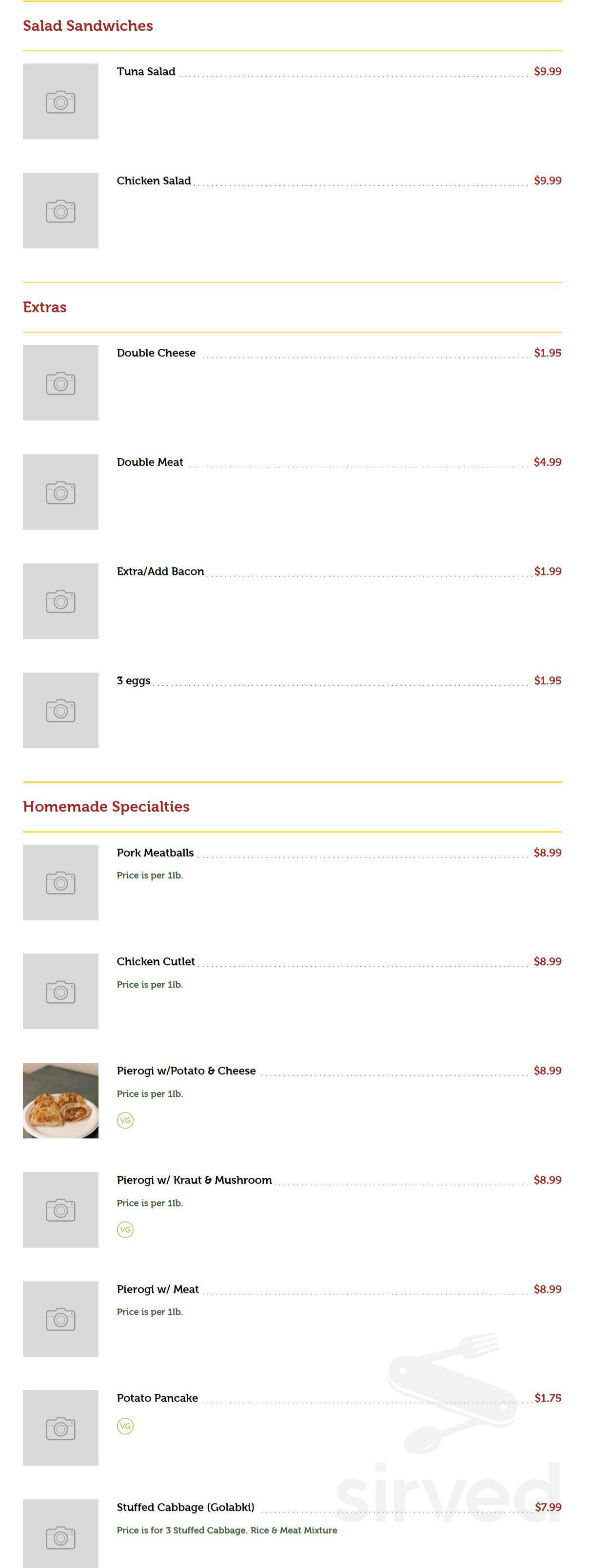 Tom's International Deli menu in Worcester, Massachusetts, USA