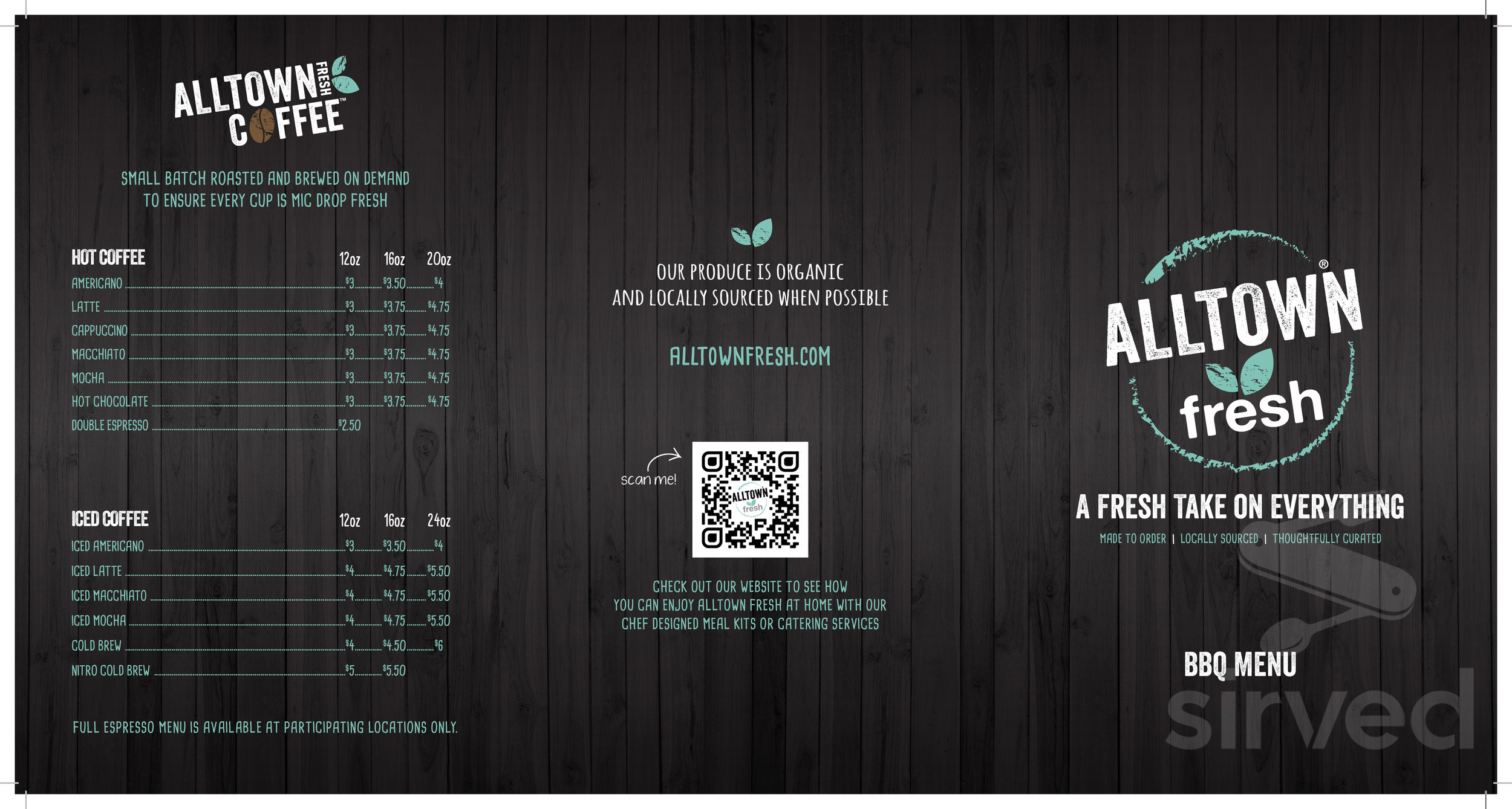 Alltown Fresh Ghost Kitchen menu in Waltham, Massachusetts, USA