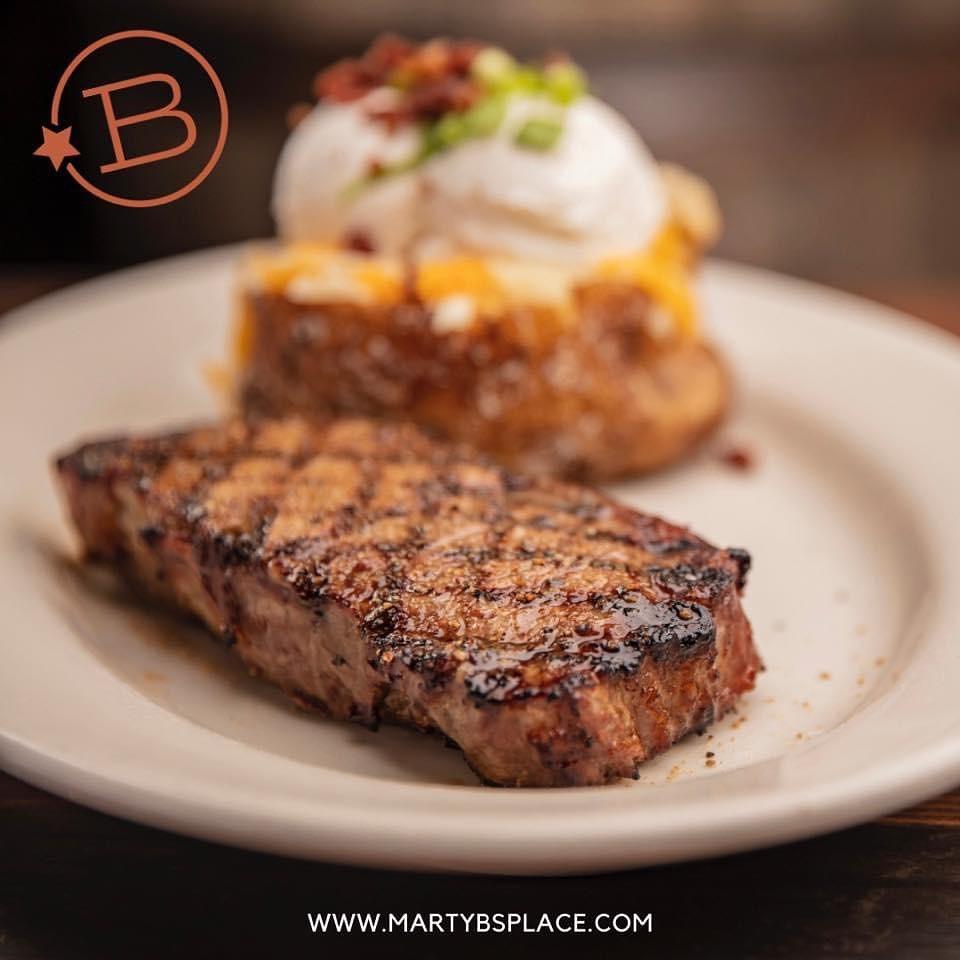 Marty B's menu in Bartonville, Texas, USA