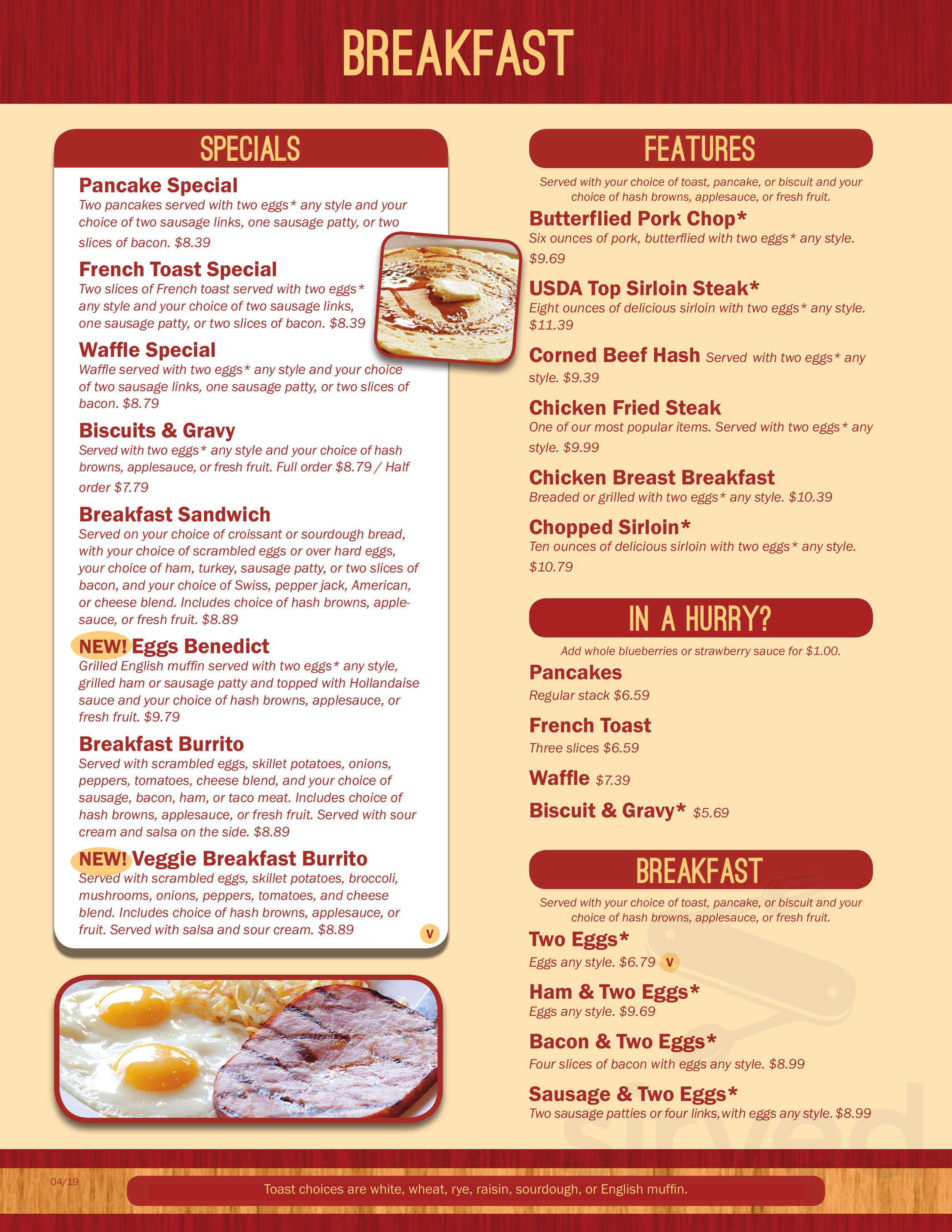 Midtown Family Restaurant menu in Iowa City, Iowa, USA