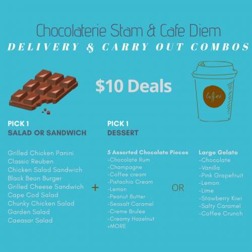 Cafe Diem menu in Ames, Iowa, USA