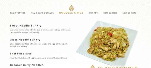 Menu for Splash Thai ToGo in Rothesay, NB | Sirved