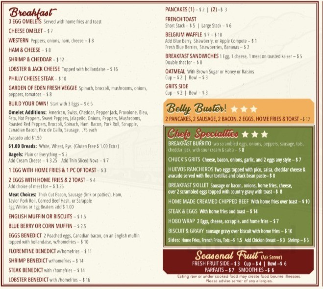 Towne Restaurant menus in Telford, Pennsylvania, United States
