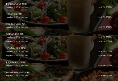 Jackalope Gastropub menu in Phoenix, Arizona, USA