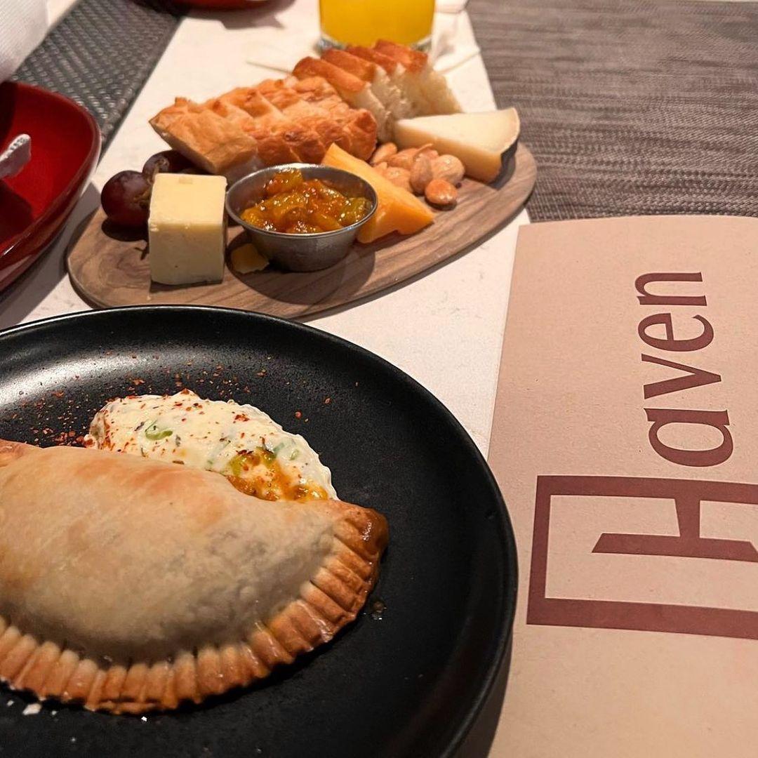 Haven menu in Tampa, Florida, USA