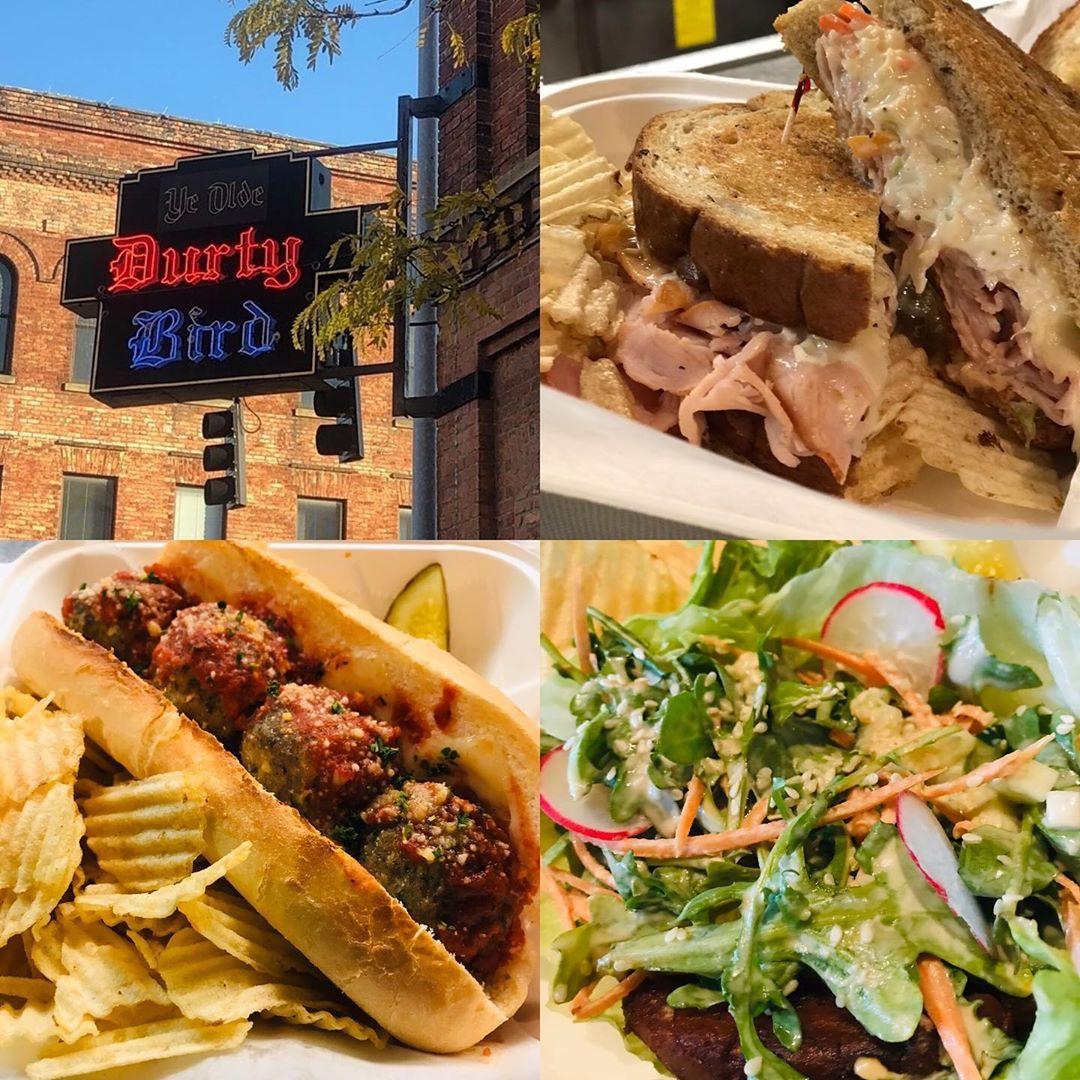 Ye Olde Durty Bird menu in Toledo, Ohio, USA