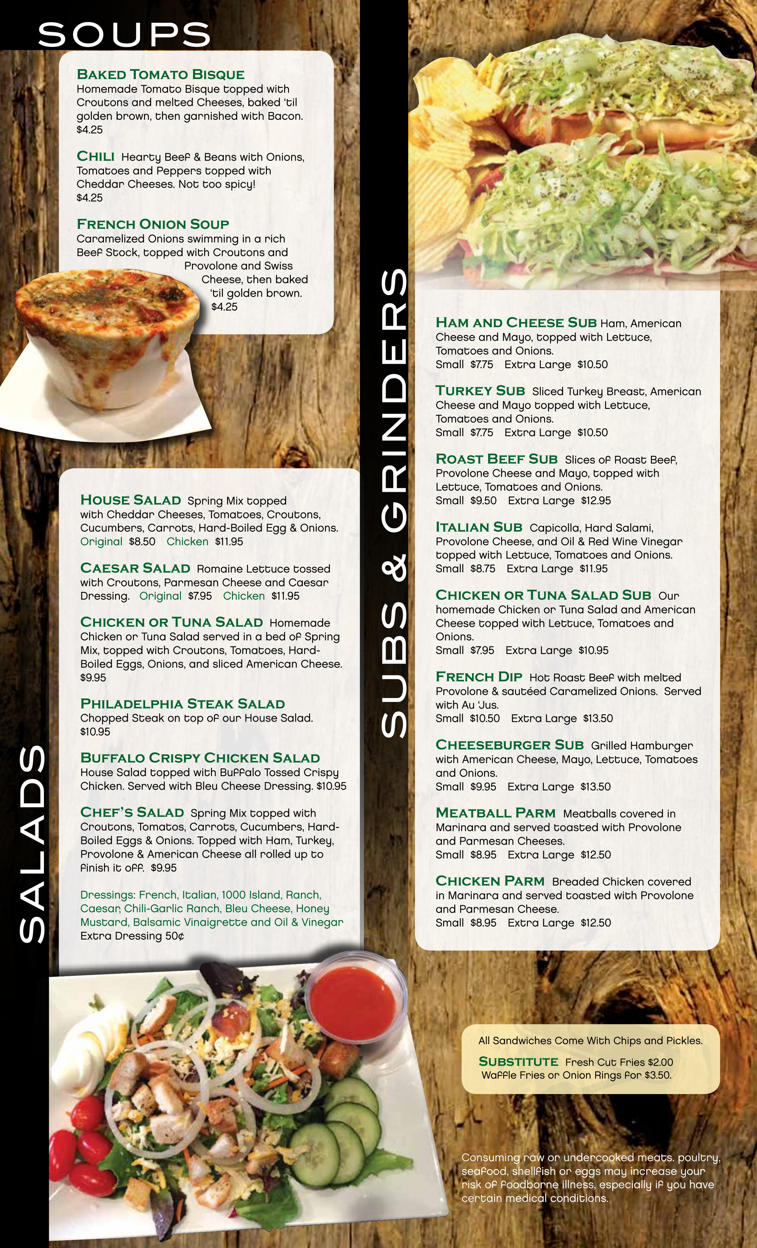 Menu for Stubby's Bar and Grille - Lancaster, PA | Sirved