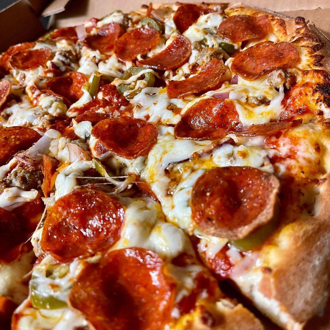 Tumby's Pizza menu in Los Angeles, California, USA