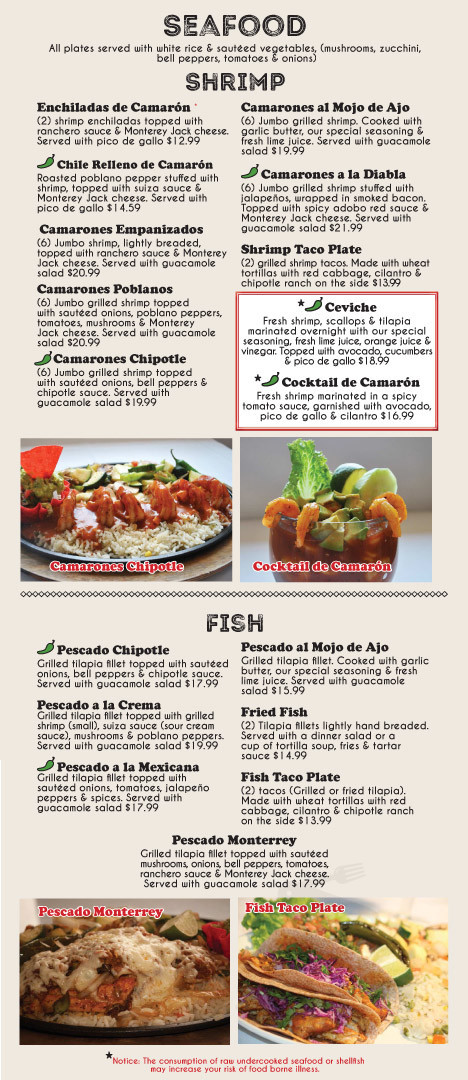 Dos Salsas menu in Austin, Texas, USA