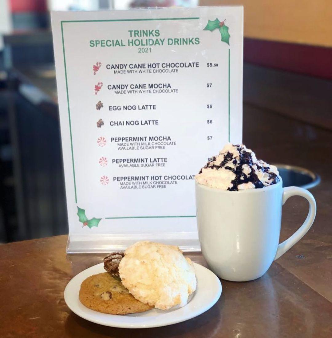 Trinks Cafe menu in Gualala, California, USA