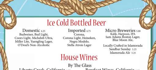 Menu for The Fish House in Key Largo, FL | Sirved