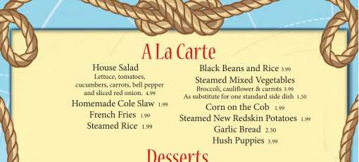 Menu for The Fish House in Key Largo, FL | Sirved