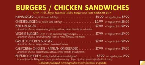 Menu for Pizza Bella - Forty Fort in Kingston, PA | Sirved