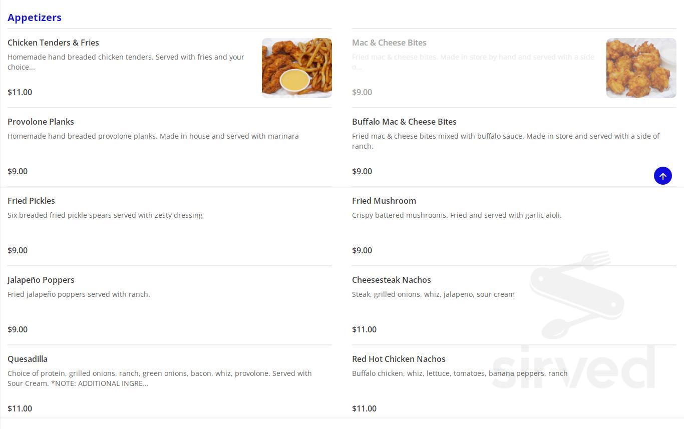 Cheesesteak Whizard Eastlake menu in Eastlake, Ohio, USA