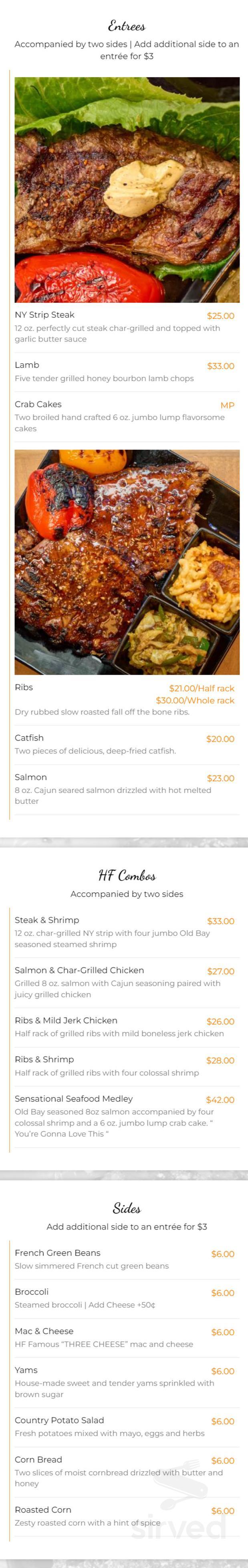 Hoodfellas Bistro & Catering menu in Baltimore, Maryland, USA