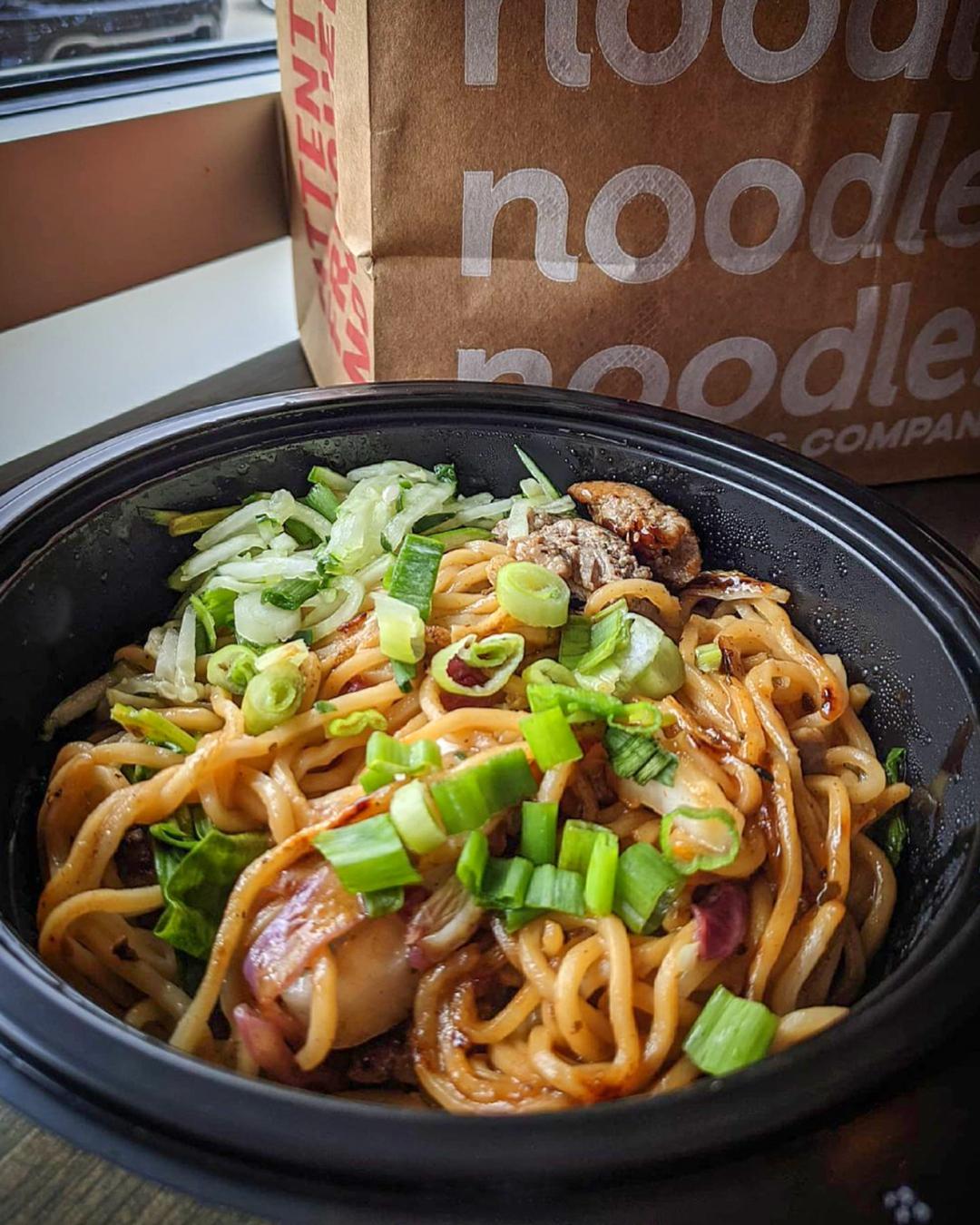 Noodles and Company menu in Pittsburgh, Pennsylvania, USA