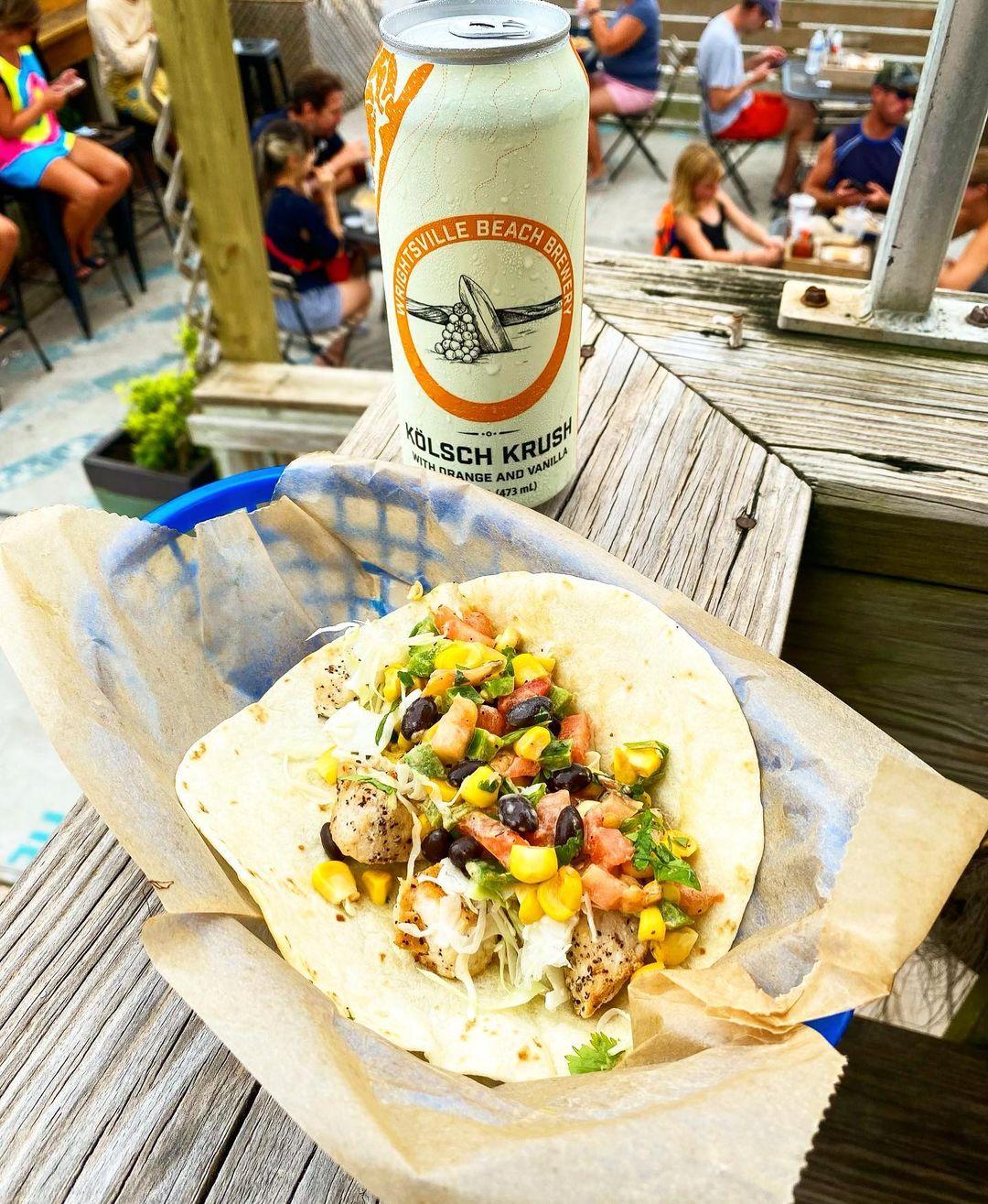 Shaka Taco menu in Surf City, North Carolina, USA