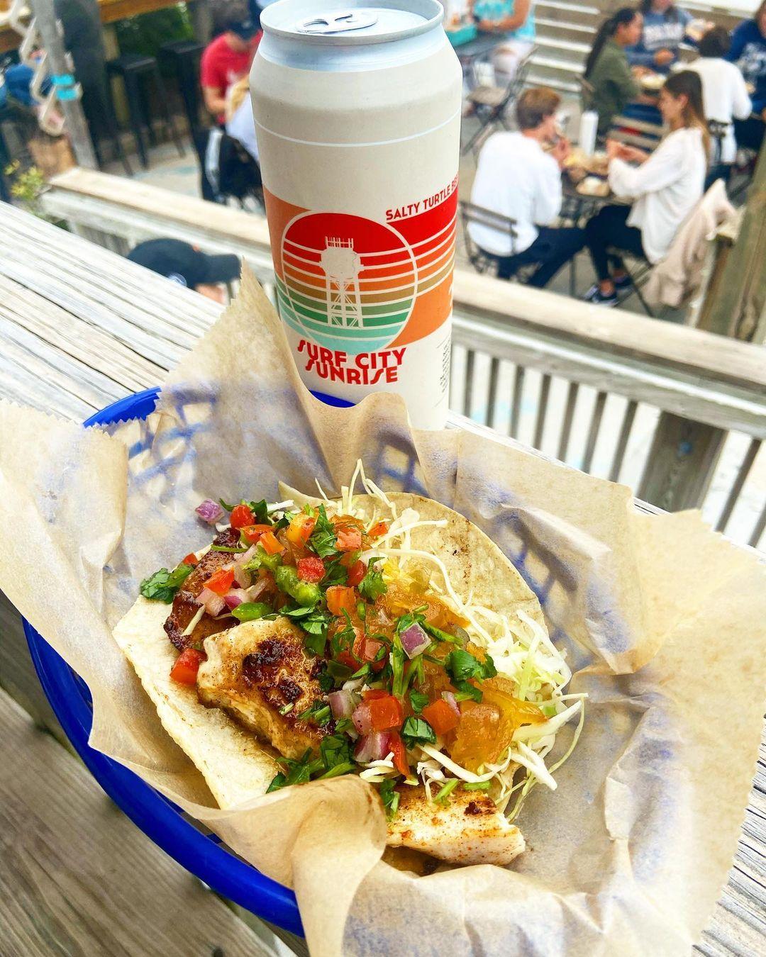 Shaka Taco menu in Surf City, North Carolina, USA