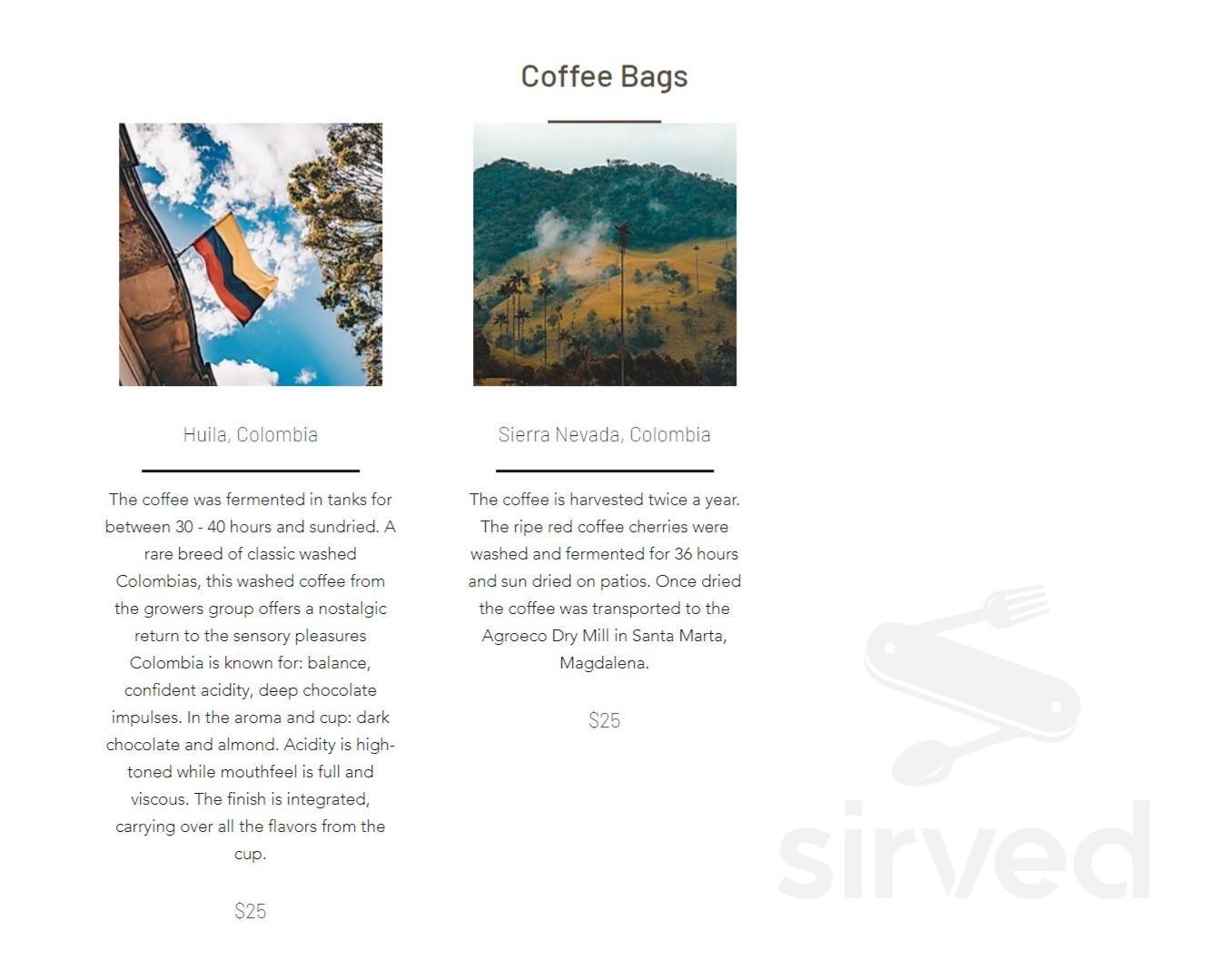 Menu - Kissimmee FL's Boga Cafe & Bread | Sirved