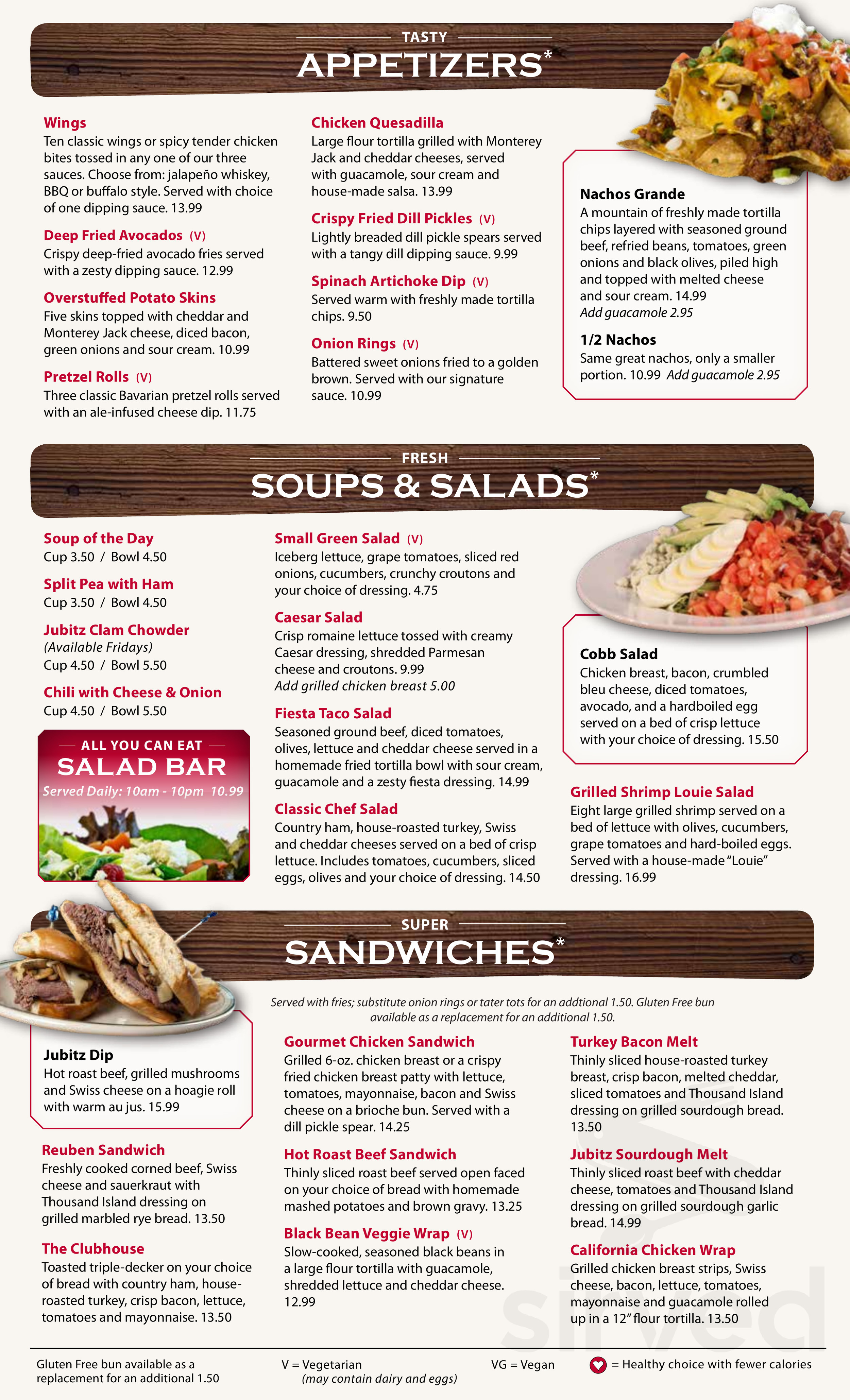 Portlander Inn menu in Portland, Oregon, USA