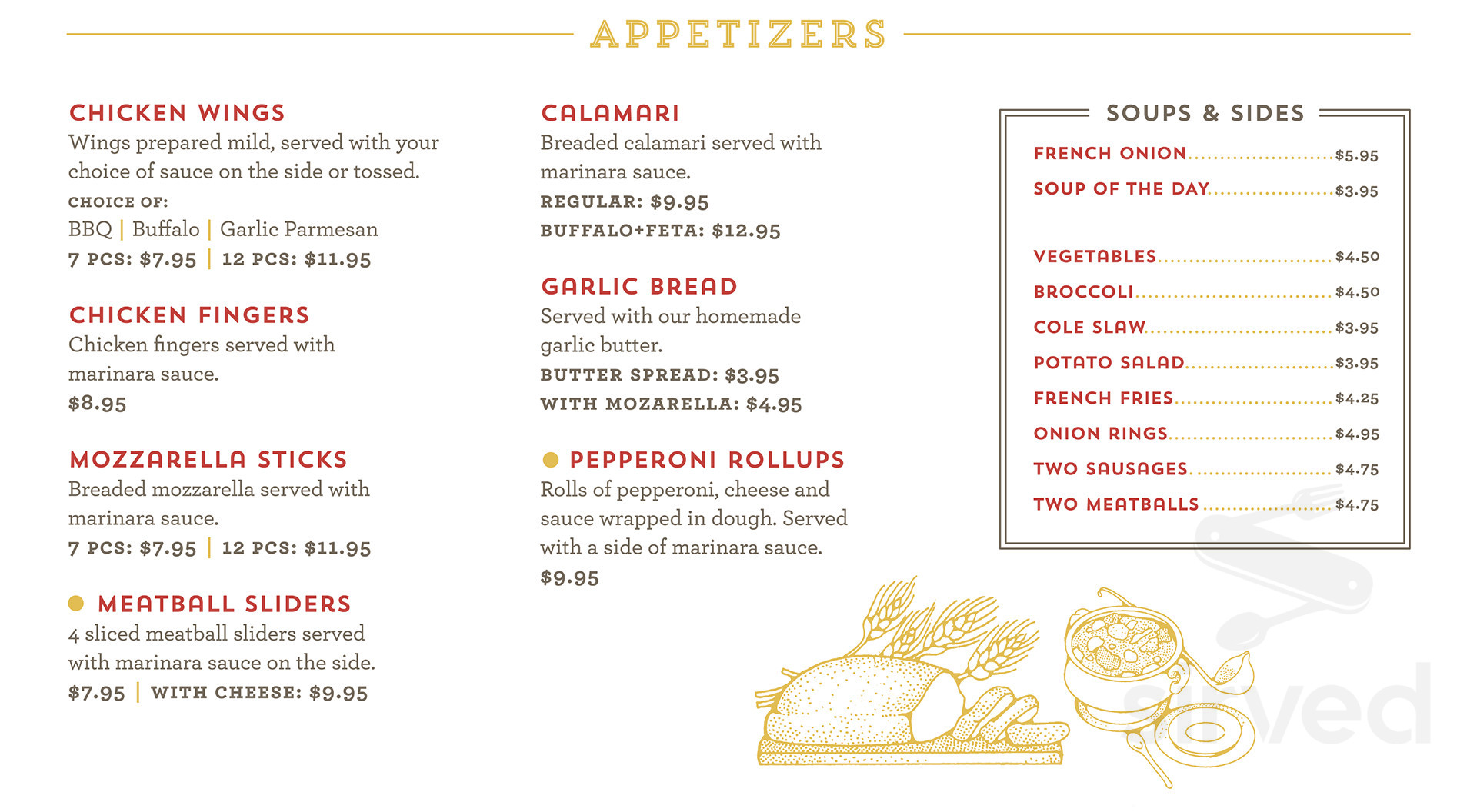 Four Brothers Pizza Inn menus in Mahopac, New York, United States