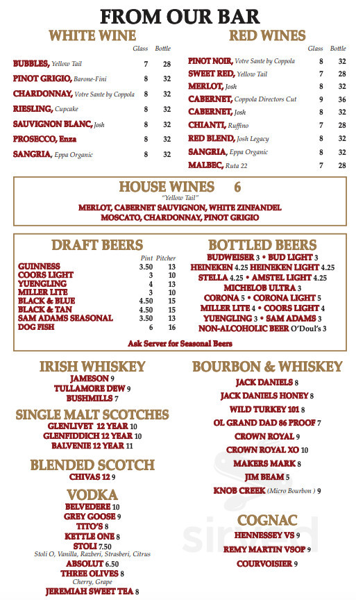 Menu for Seven Star Diner in Sewell, NJ | Sirved