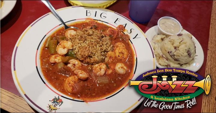 Jazz A Louisiana Kitchen menu in Kansas City, Missouri, USA