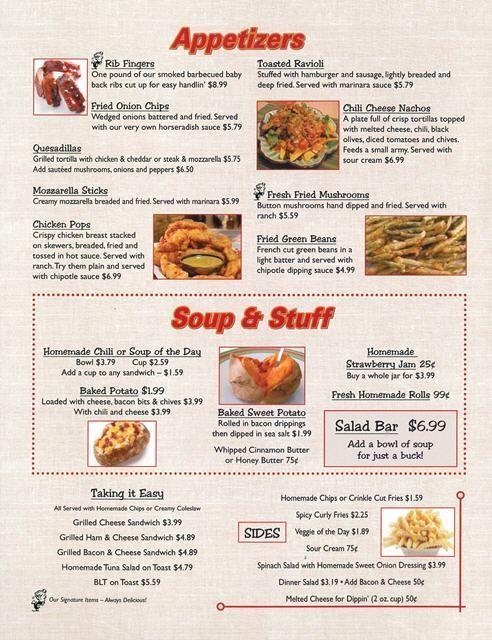 Good Ol' Days menu in New Baden, Illinois, USA