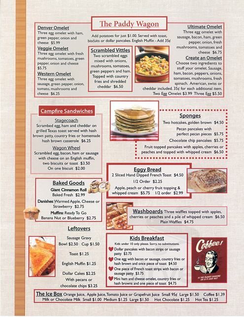 Good Ol' Days menu in New Baden, Illinois, USA