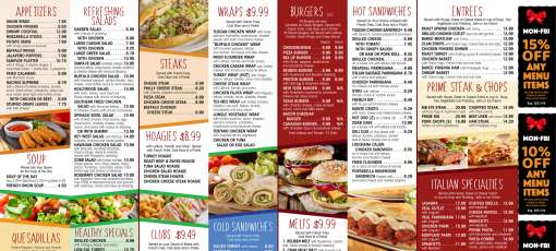 Menu for Route 3 Diner in Wilmington, DE | Sirved