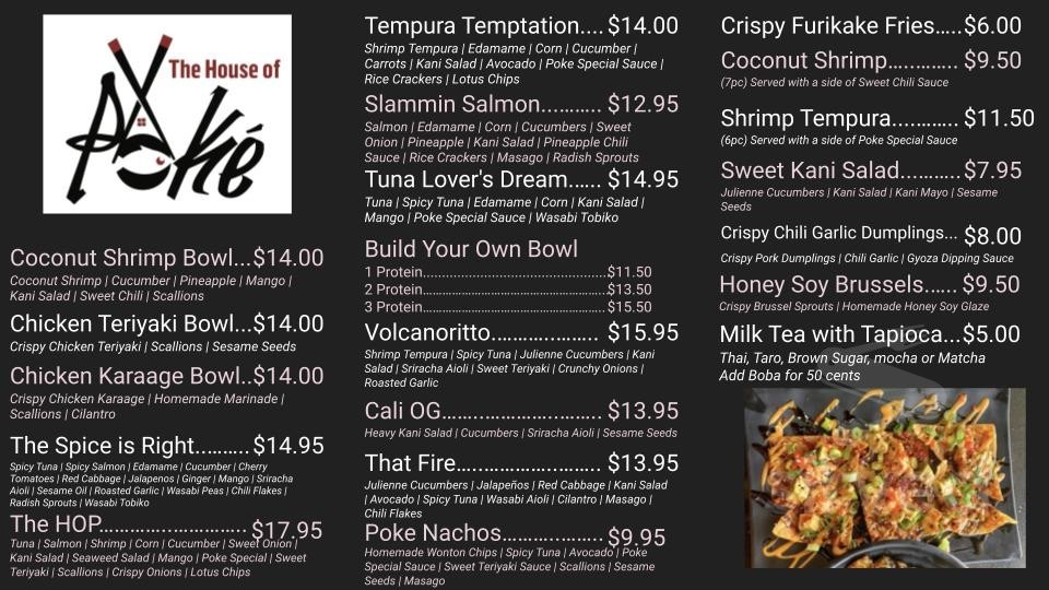 International Bites menu in Ocean Township, New Jersey, USA