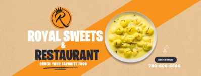 Menu for Royal Sweets And Restaurant in Edmonton, AB | Sirved