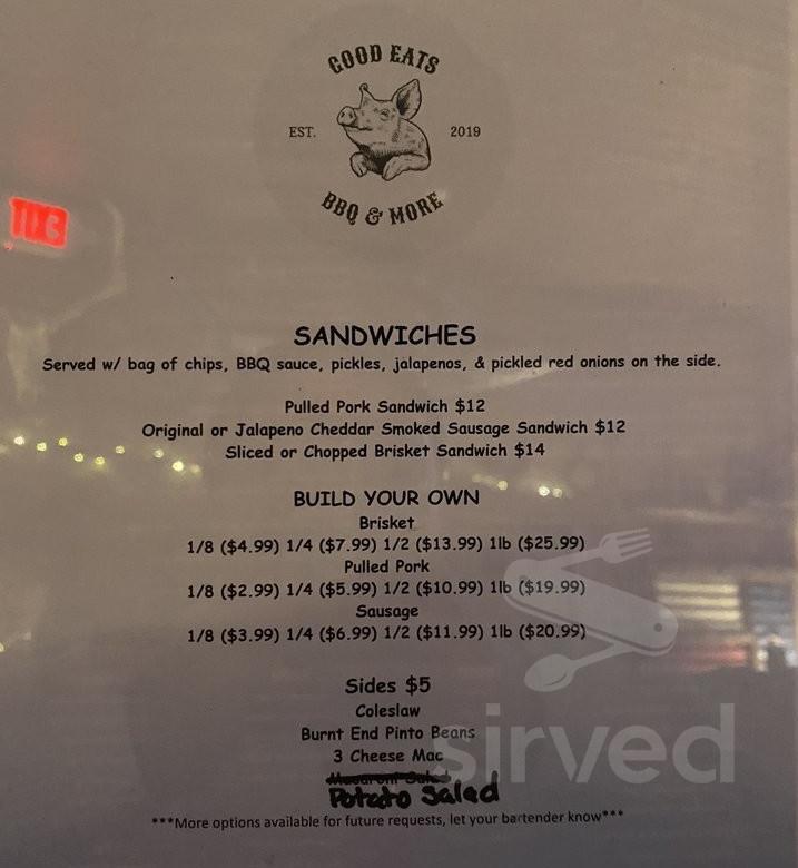 Lowbrows Beer & Wine Garden menu in Pilot Point, Texas, USA