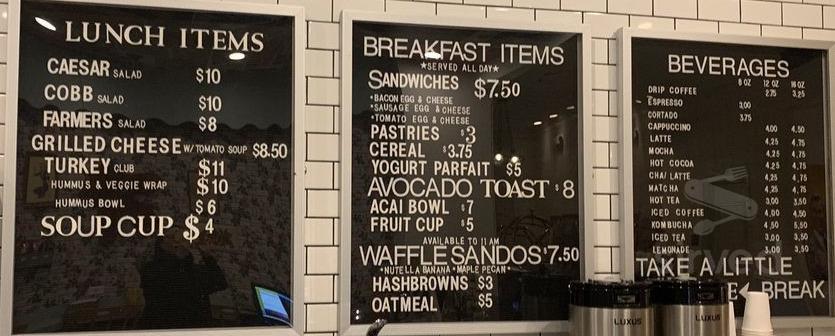 Menu for Poindexter Coffee in Lincoln, NE | Sirved
