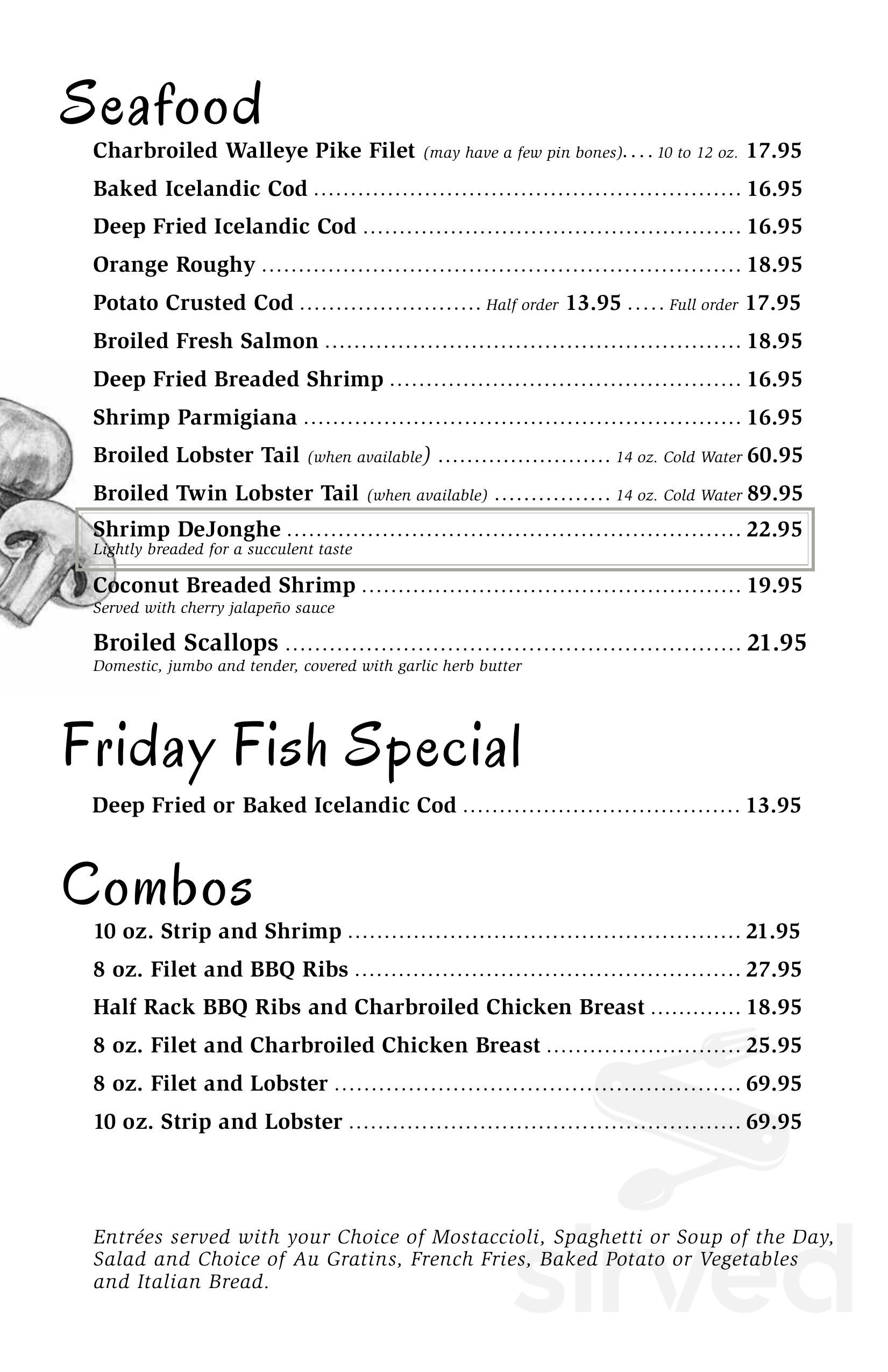 Nunzio's Restaurant menu in Loves Park, Illinois, USA