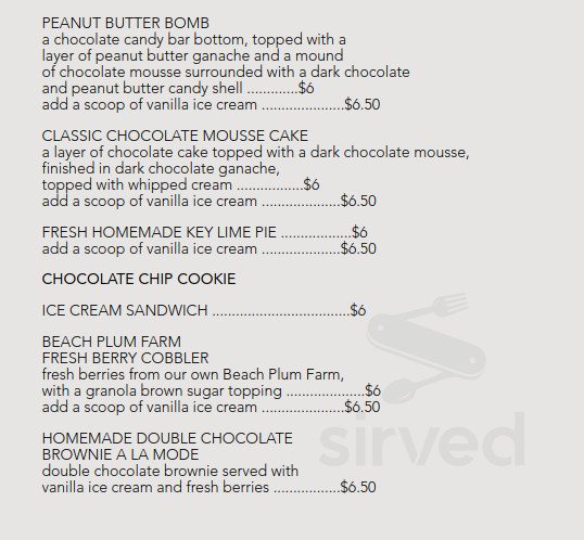 Rusty Nail menus in Cape May, New Jersey, United States