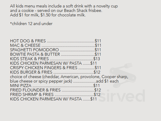 Rusty Nail menus in Cape May, New Jersey, United States