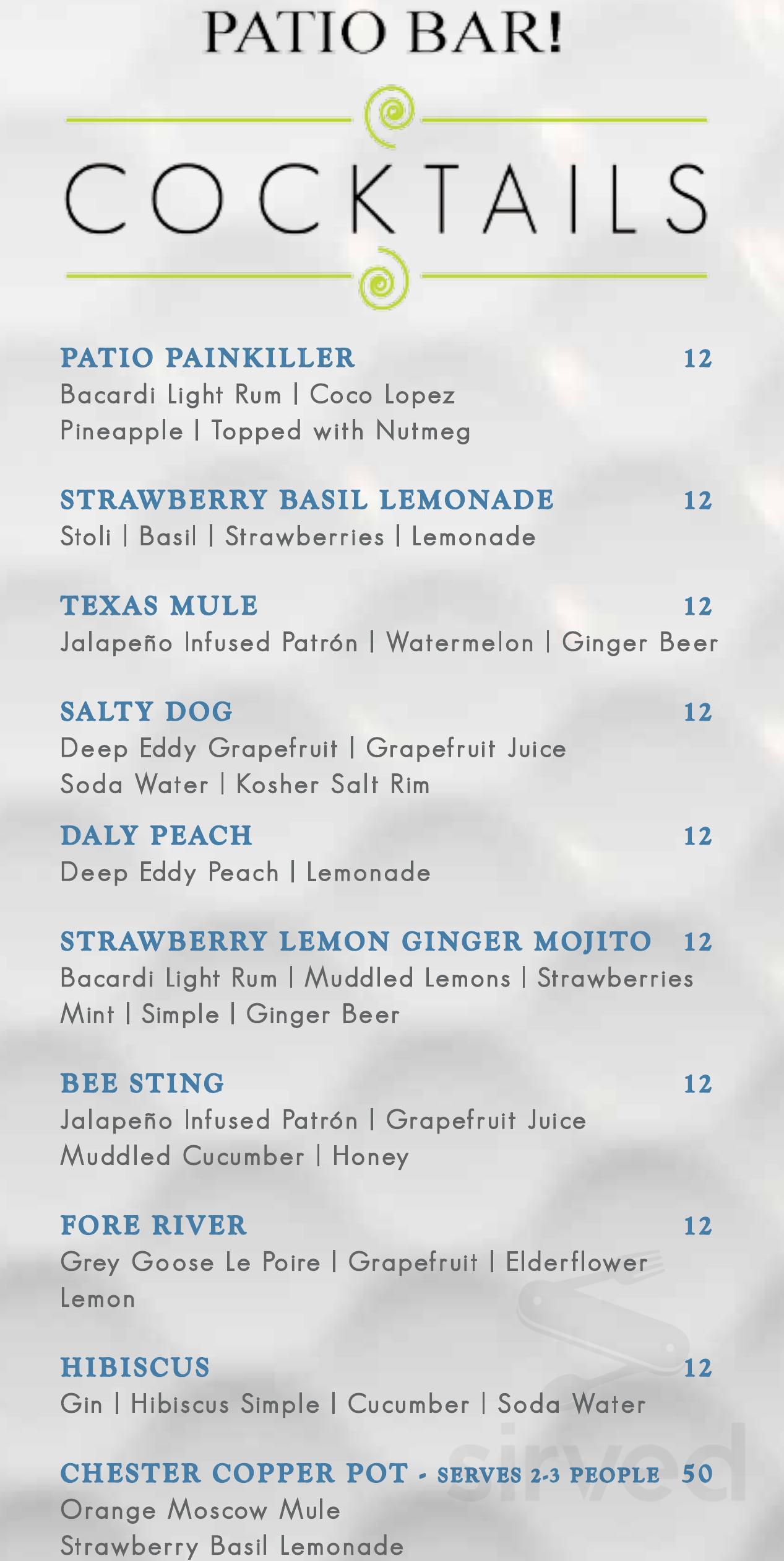 Granite Links menus in Quincy, Massachusetts, United States