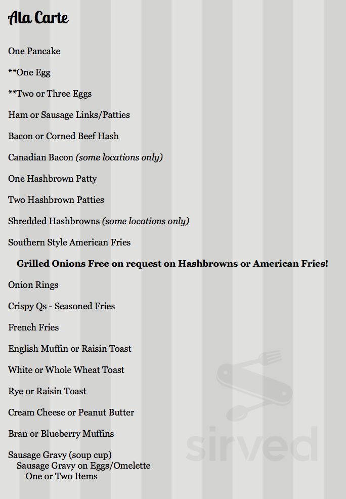 New Beginnings Restaurant menu in Grand Rapids, Michigan, USA