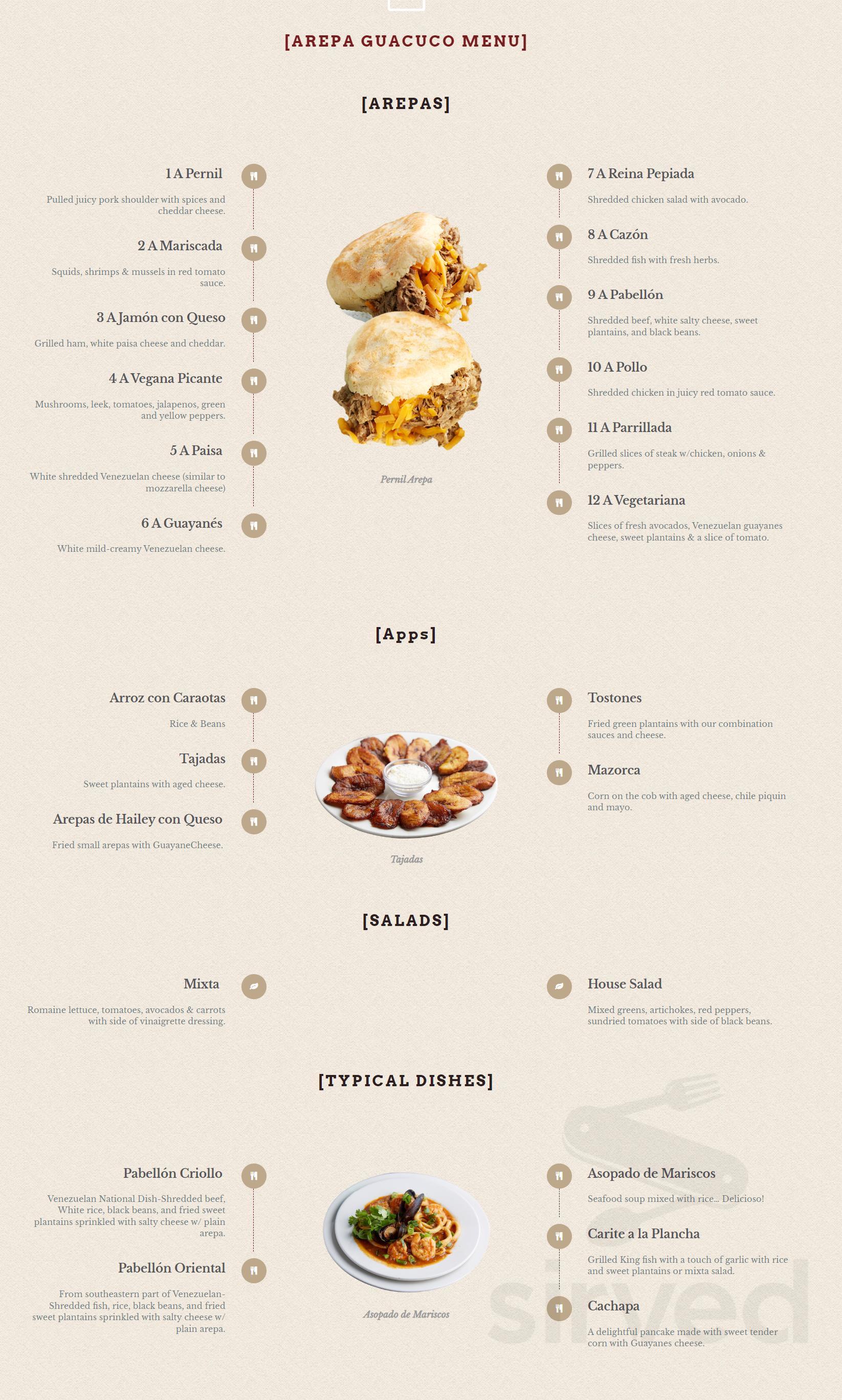 Guacuco menus in Brooklyn, New York, United States