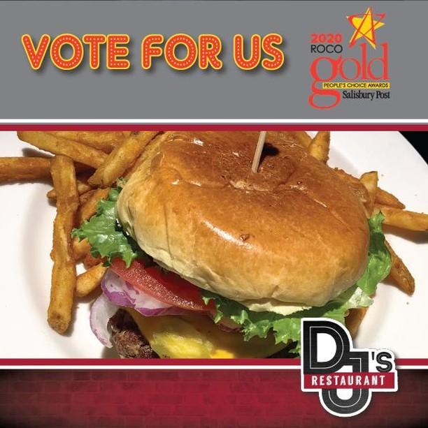 DJ's Restaurant menu in Salisbury, North Carolina, USA