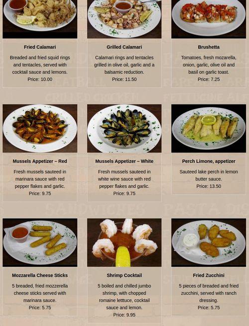 Gatto's Italian Restaurant & Bar menu in Tinley Park, Illinois, USA