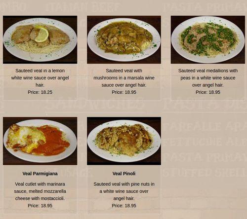 Gatto's Italian Restaurant & Bar menu in Tinley Park, Illinois, USA