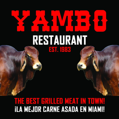 Yambo menu in Miami, Florida, USA