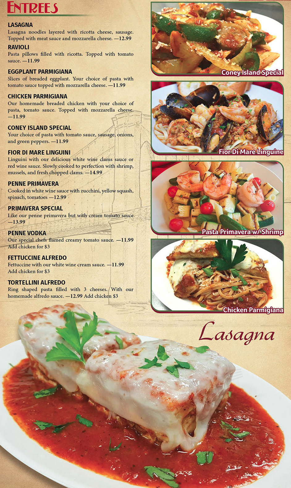 Brooklyn brothers pizzeria menu in Corbin, Kentucky, USA