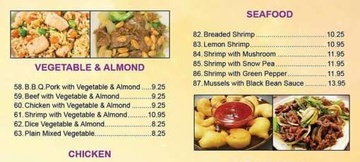 Menu for Colborne Chinese Buffet in Orillia, ON | Sirved