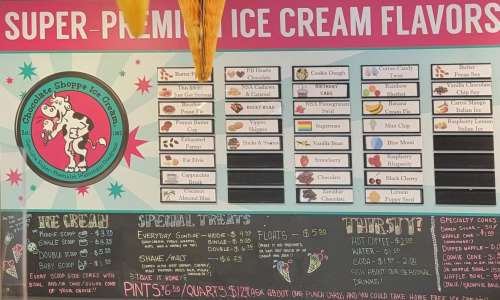 Scoops Ice Cream & Candy menu in Kenosha, Wisconsin, USA