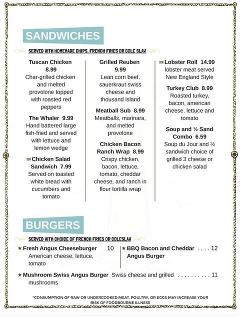 Silver Shores Restaurant menu in Conneaut Lake, Pennsylvania, USA